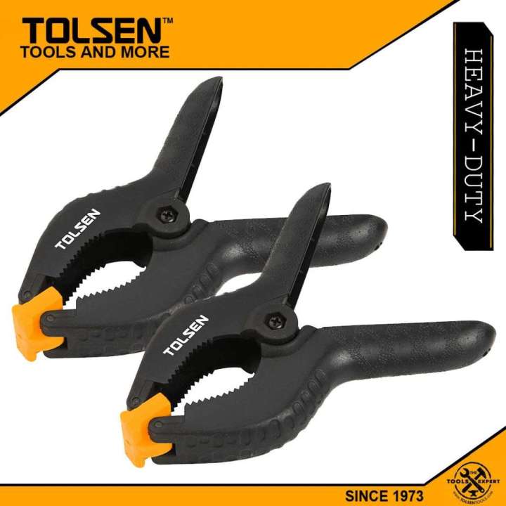TOLSEN 10199 6" Nylon Spring Clamp ( 6 inch 160mm ) Soft Jaw | Daraz.com.bd