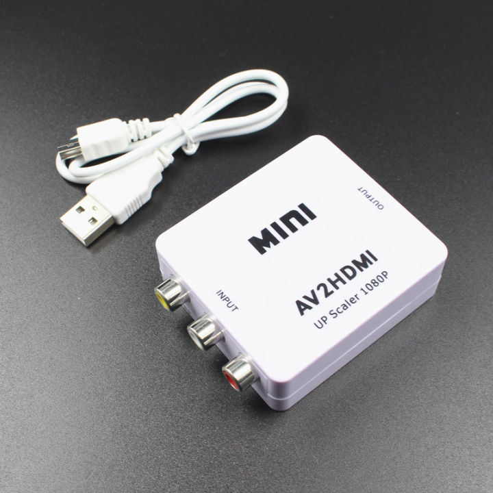 HD hdmi to av converter mini AV2HDMI Lotus RCA to VGA hdmi to vga to ...
