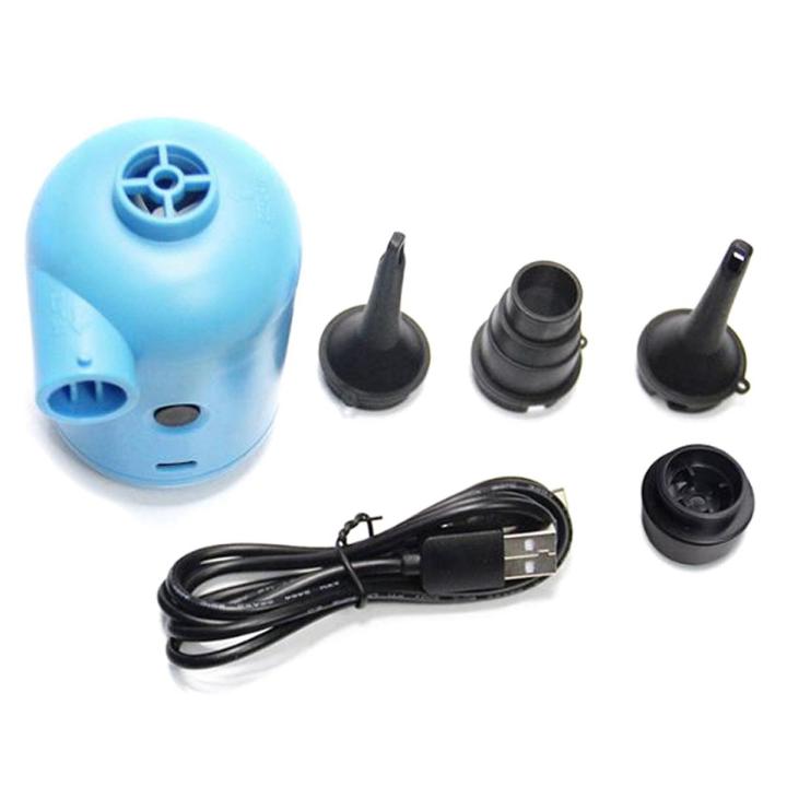 USB Electric Air Pump Portable,Mini Air Pump with 4 Nozzles, Pumps for ...