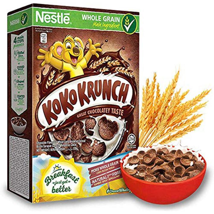 Nestle_Koko Krunch Chocolate Wheat Curls Breakfast Cereal-(330g ...