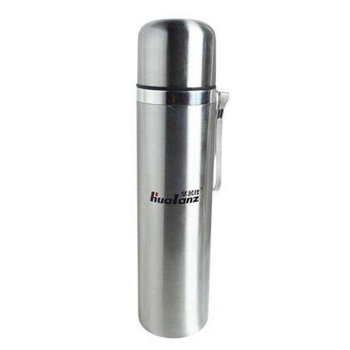 Portable Vacuum Flask - 1 Liter - Silver | Daraz.com.bd