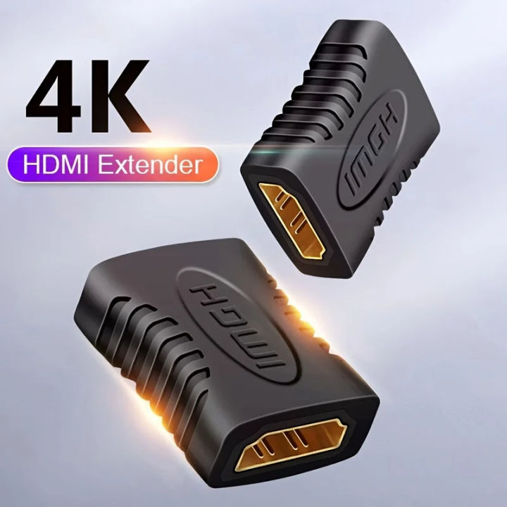 4K HDMI Extender Female To Female Converter Extension Audio Adapter For ...