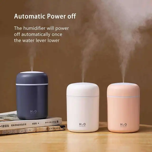 USB Electric Aromatherapy with LED Colorful Light RGB Oil Diffuser Ultrasonic Air Humidifier ...
