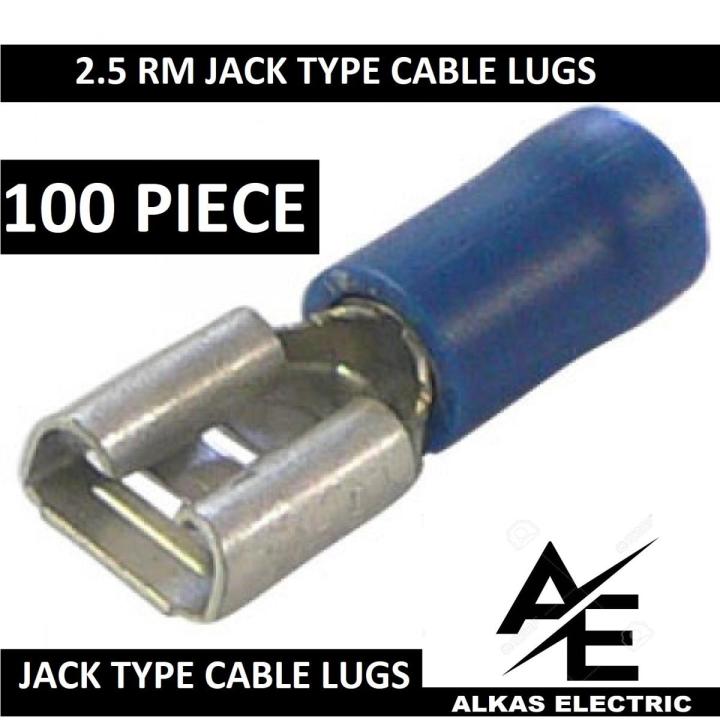Cable Lug 2-2.5 Rm Terminal JACK type Lugs insulated Connector Clip 2.5 ...