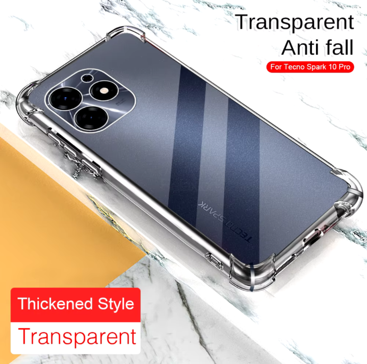 Tecno Spark 10 pro Transparent case / Back Cover | Daraz.com.bd