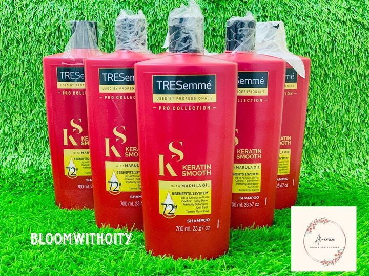 Tresemme Pro Collection Keratin Smooth Shampoo With Marula Oil - 700ml ...
