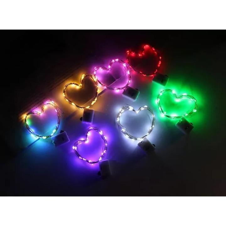 2M 20Led Mini Micro Copper Wire Light Battery Operated Led Strip String ...