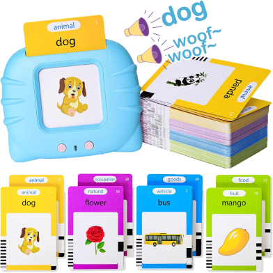 Flash Card Early Education Device Kids Preschool Learning Card Talking ...