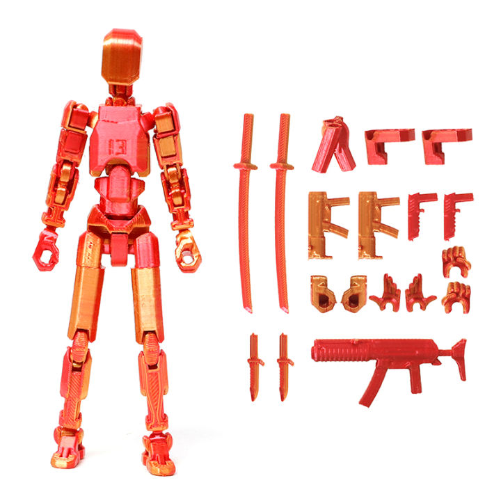 Multi-Jointed Movable Robot 3d Printed Mannequin Toyslucky 13 Dummy ...