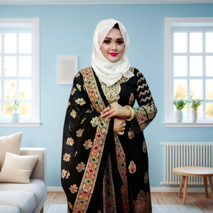 Cotton Unstitched Afsan Print Three-Piece Set - Eid Collection - Ideal ...