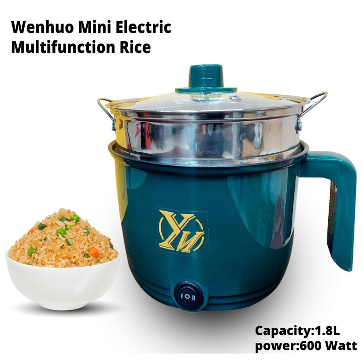 Wenhuo Mini Electric Multifunction 600 watt cooker-1.8L | Daraz.com.bd