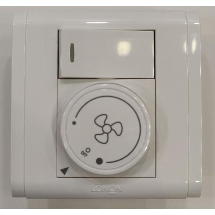 HONEYWELL LONON Series Fan Regulator Dimmer with Switch White Speed ...