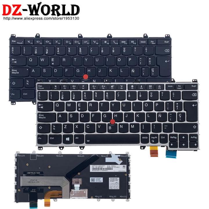LAS Latin SP Spanish Keyboard for Lenovo Thinkpad X380 S1 Yoga 260 370 ...