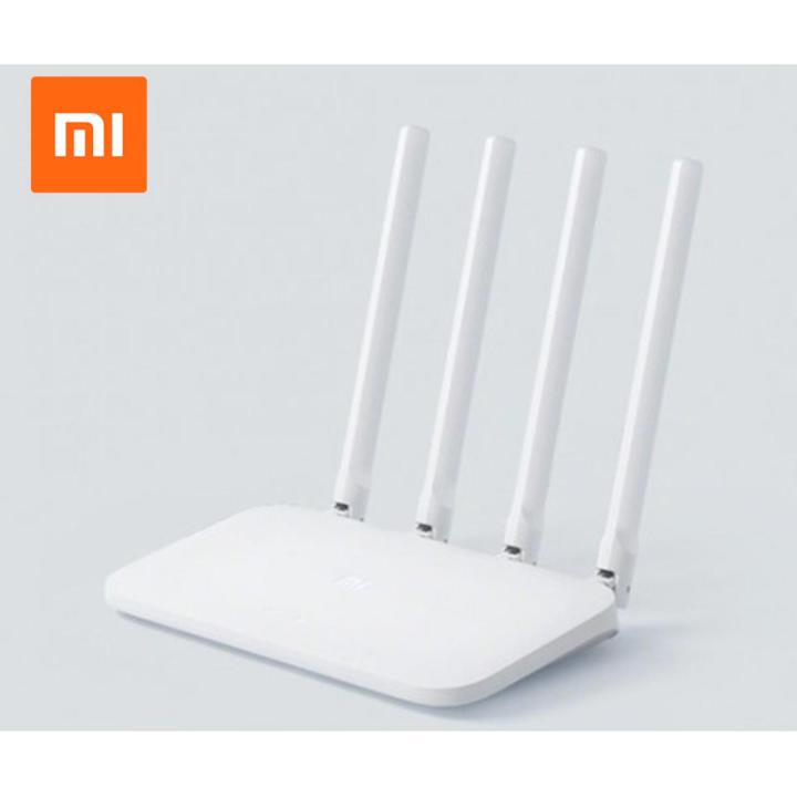Mi WIFI Router 4C Easy Setup 64 RAM 2.4G 300Mbps 4 Antennas Wireless ...