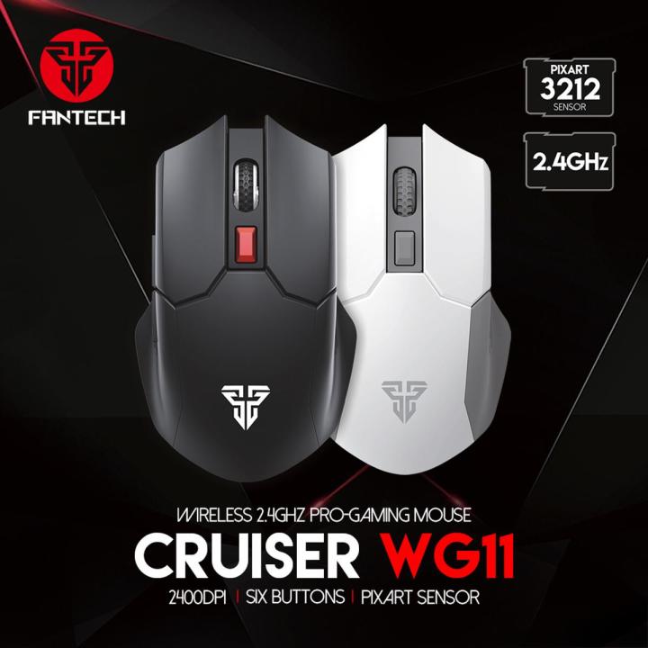 FANTECH WG11 2.4Ghz Pro Gaming Wireless Mouse 2400 DPI 6 Buttons ...