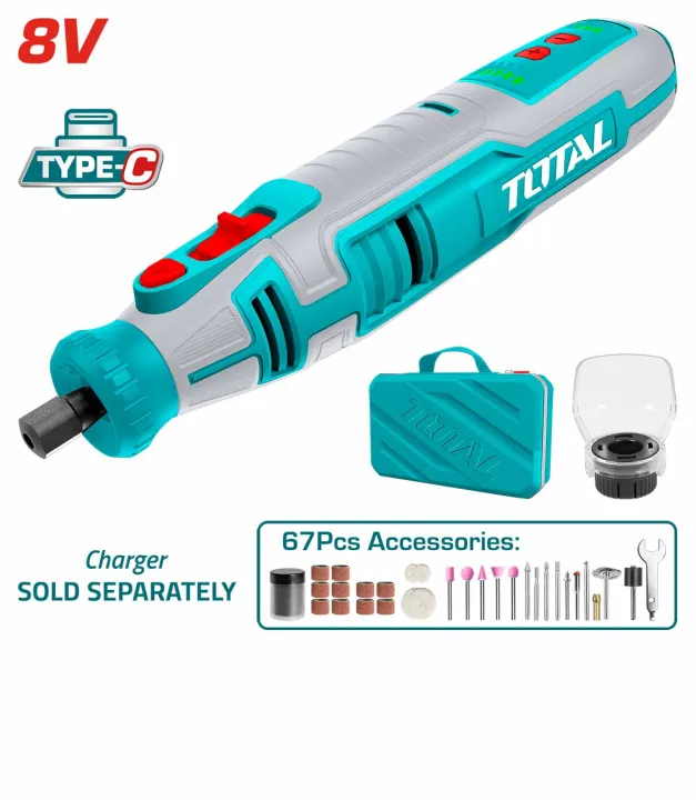 Cordless Die Grinder (8V) Total-TMGLI0801 | Daraz.com.bd