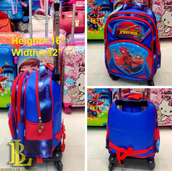 Kid Trolley For Backpack And School Bag Luggage For Children 2/6 Wheels ...