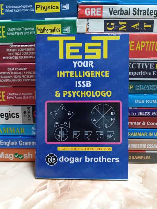 Test Your Intelligence ISSB & Psychology - Dogar Brothers | Daraz.com.bd