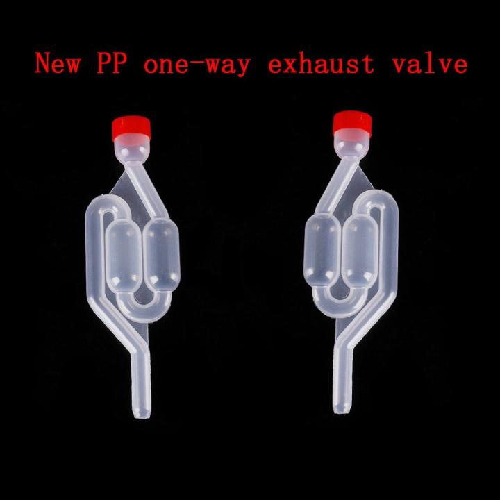 1/2/3pcs Homebrew Fermentation Air Lock Plastic Bubble Grommet One-Way ...
