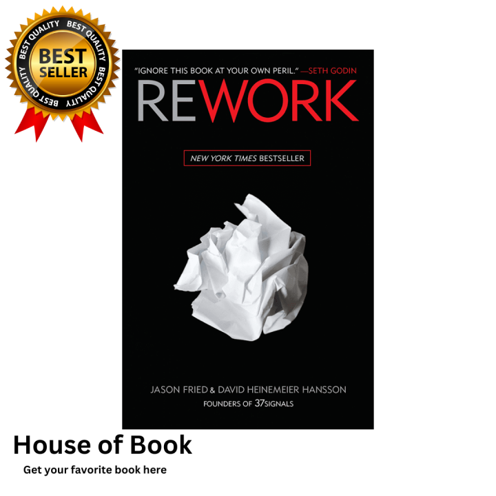 Rework: Change The Way You Work Forever by Jason Fried | Daraz.com.bd