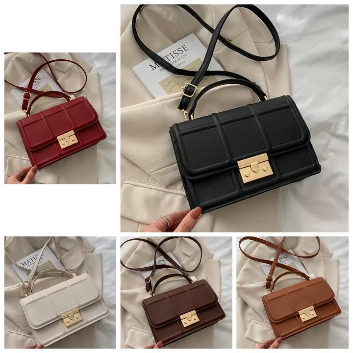 Fashion ladies pu leather purses handbags for women shoulder messenger ...