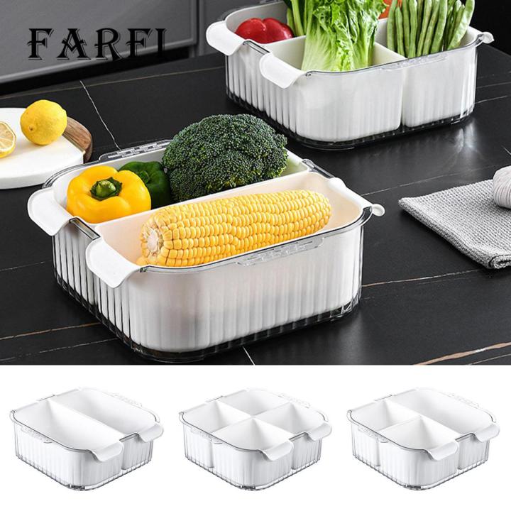 Farfi Drain Basin Grid Design Kitchen Fruit Vegetable Washing Basin ...