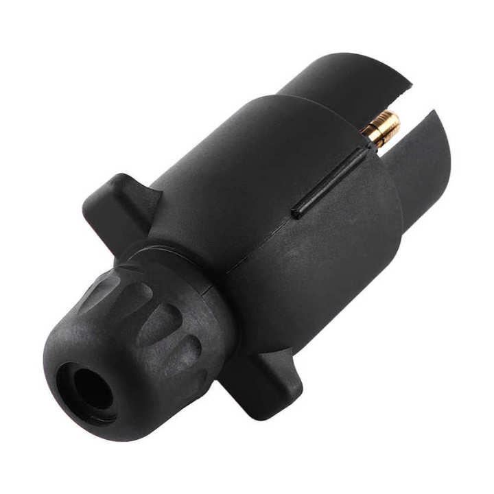 7 PIN TOWING ELECTRICS PLUG & SOCKET 12N TYPE FOR CARAVAN / TRAILER ...