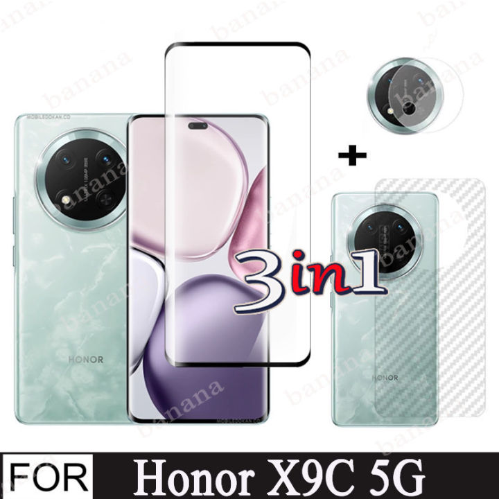 Honor X9c Tempered Glass Screen Protector For Honor X9b X9a 3 in 1 Full ...