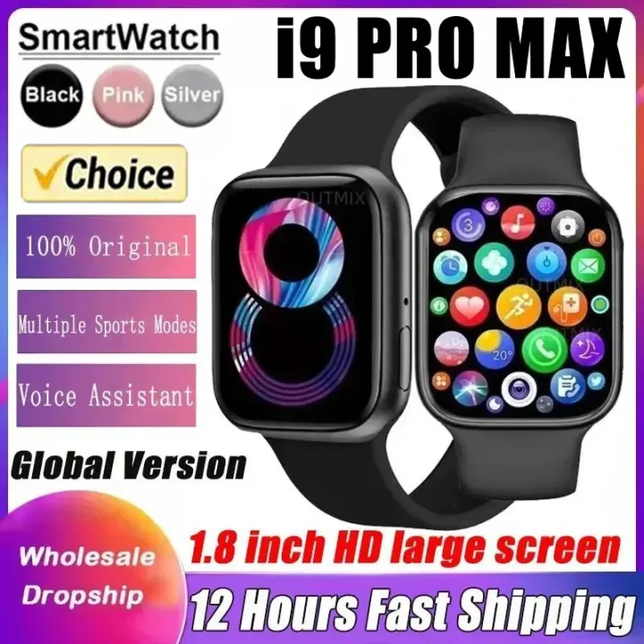 Original Smart Watch I9 Pro Max Series 9 Phone Call Custom Watch Face ...