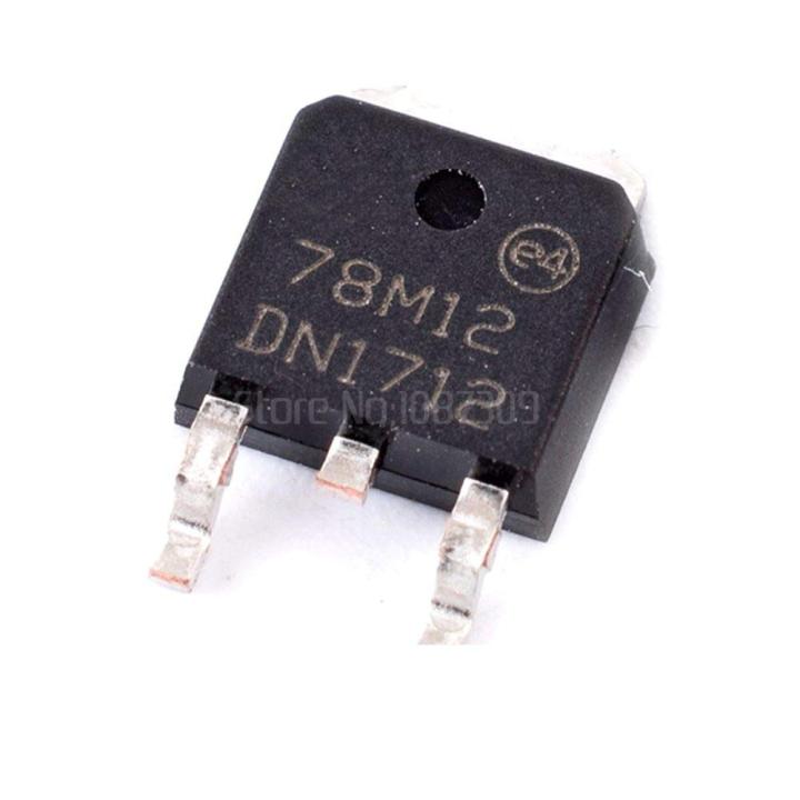 A CLASS SMD 78M12 LM7812 IC L7812C2T LM7812 Voltage Regulator IC 12V 1.5A 7812 Voltage Regulator ...