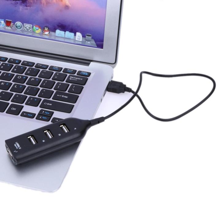 【VisioN Shop】Universal USB Hub 4 Port USB 2.0 Hub Cable High Speed Mini ...