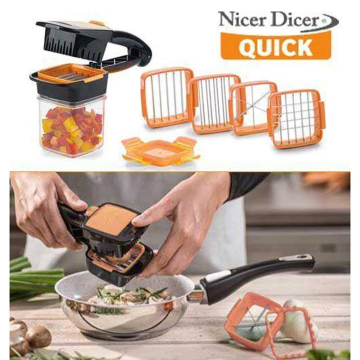 5 in 1 Nicer Dicer Multi-Cutter Quick Food Fruit Vegetable Slicer ...