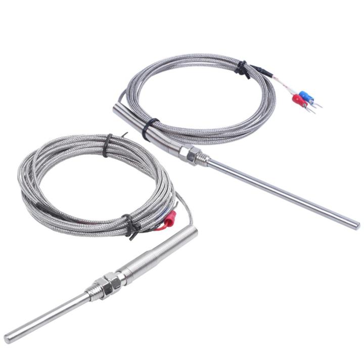 K Type 0-800 Degree Celsius Thermocouple Probe Sensors 2M 6.5Ft ...