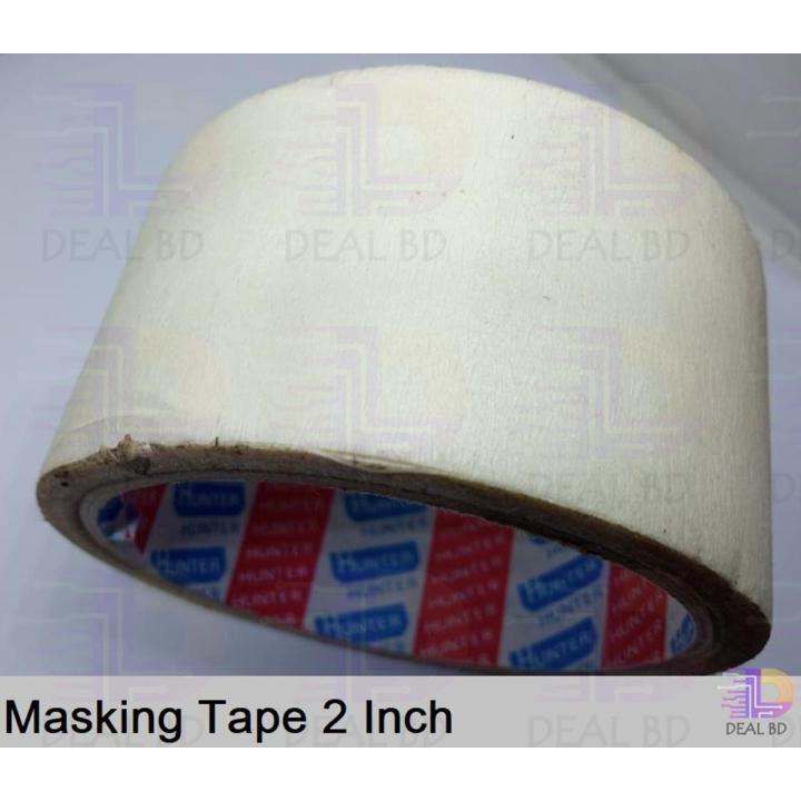 Masking Tape 2″ Inch Width 50mm Length 10 Meter Multi Purpose Masking ...