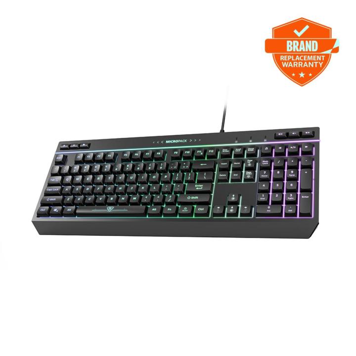MICROPACK GK 20 APOLLO Anit Ghosting RGB Gaming Keyboard With Software ...