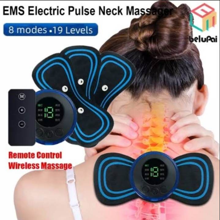 Electric Neck Massager Back Body Portable With USB Charging Cable ...