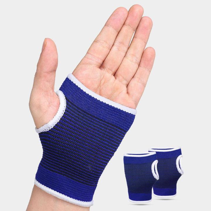 2pcs Elastic Wrist Hand Support Glove Weightlifting Protect Palm Brace ...