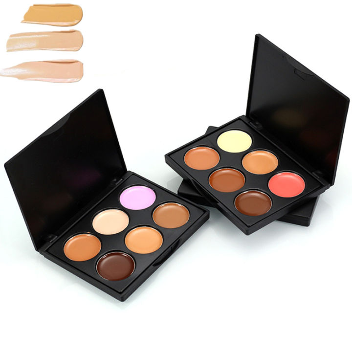 New Concealer Palette Makeup 6 Colors Cream Base Palettes Matte ...