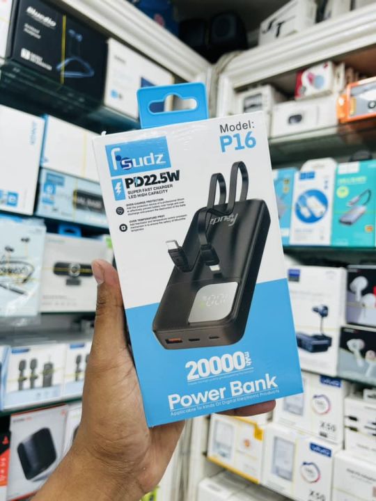 Fsudz P16 20000mah 22.5W super fast charging digital LED display ...