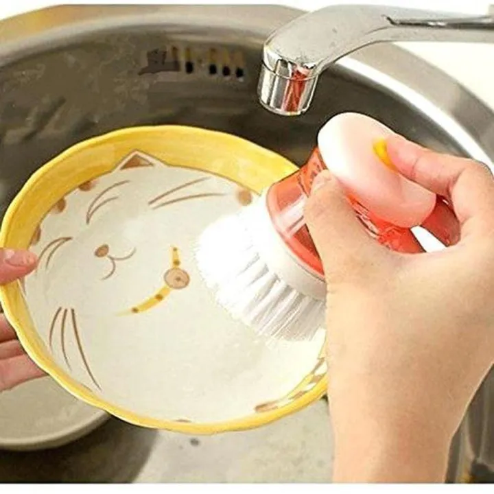 Big offer LALA Plastic Clean Brush Dish Brush Kitchen Cleaning ...