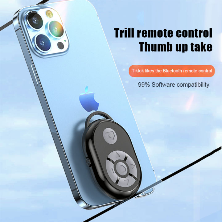 Remote Control Selfie Stick Shutter Multifunctional ABS Clicker Camera ...