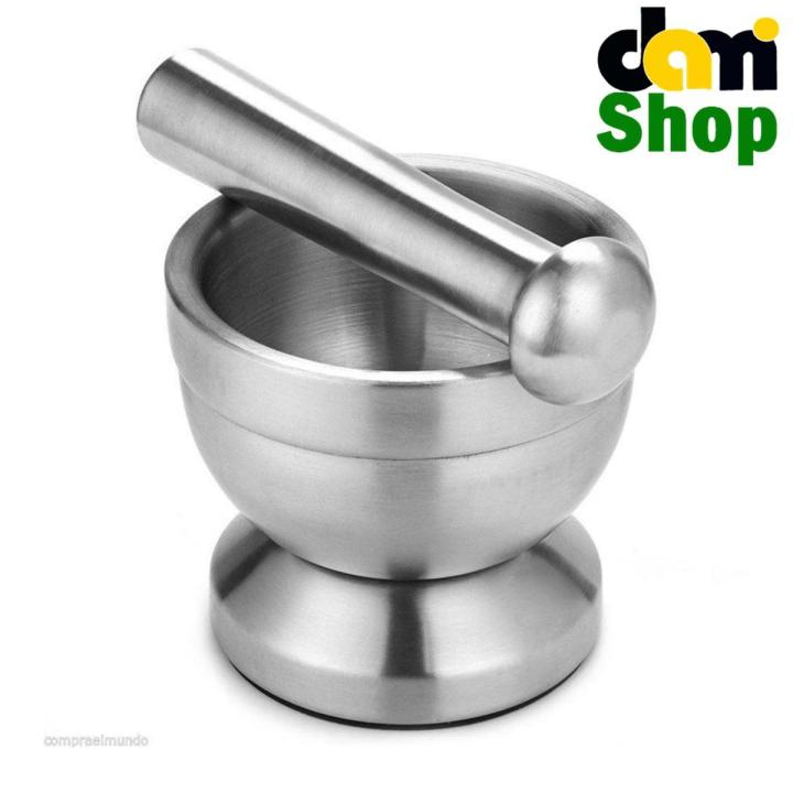 Stainless Steel Mortal and Pestle | Daraz.com.bd