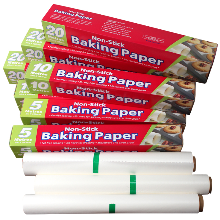 Silicone Oil Greaseproof Paper – Non-Stick Baking, Grilling & Food ...