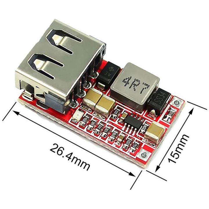 TE842 6-24V to 5V 3A Car, Bike USB Charger Module DC Buck step down ...