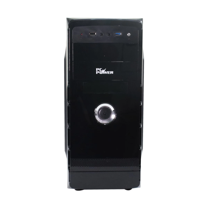PC Power 180B Mid Tower Black Desktop Case with Standard PSU | Daraz.com.bd
