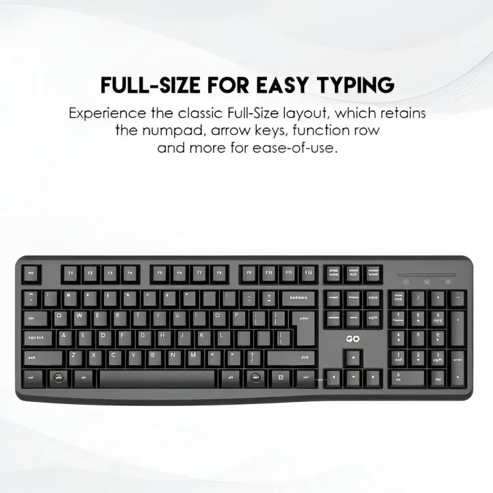 antech GO WK-894 2.4GHz Wireless Keyboard Mouse Combo | Daraz.com.bd