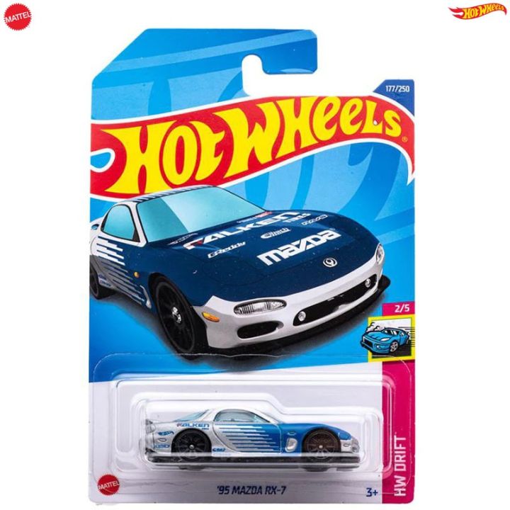 Hot Wheels Regular - 95 Mazda RX-7 - Falken - 2/5 & 177/250 - Silver ...
