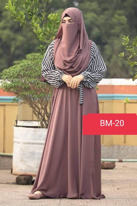 Stylish kaftan party wear one part ayaba borka// muslim wear // hijab ...