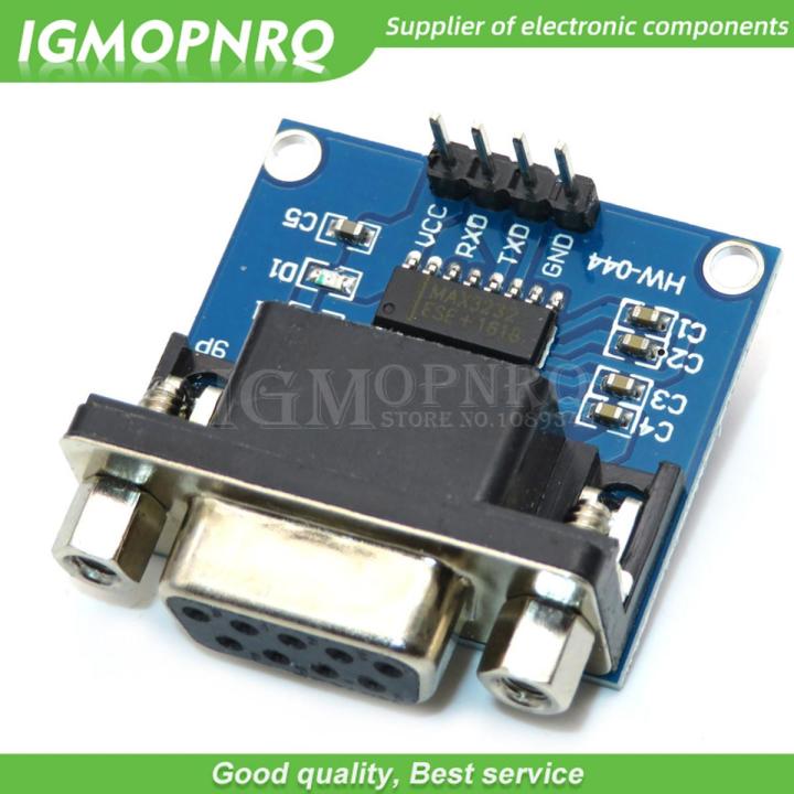 5pcs MAX3232 RS232 to TTL Serial Port Converter Module DB9 Connector ...