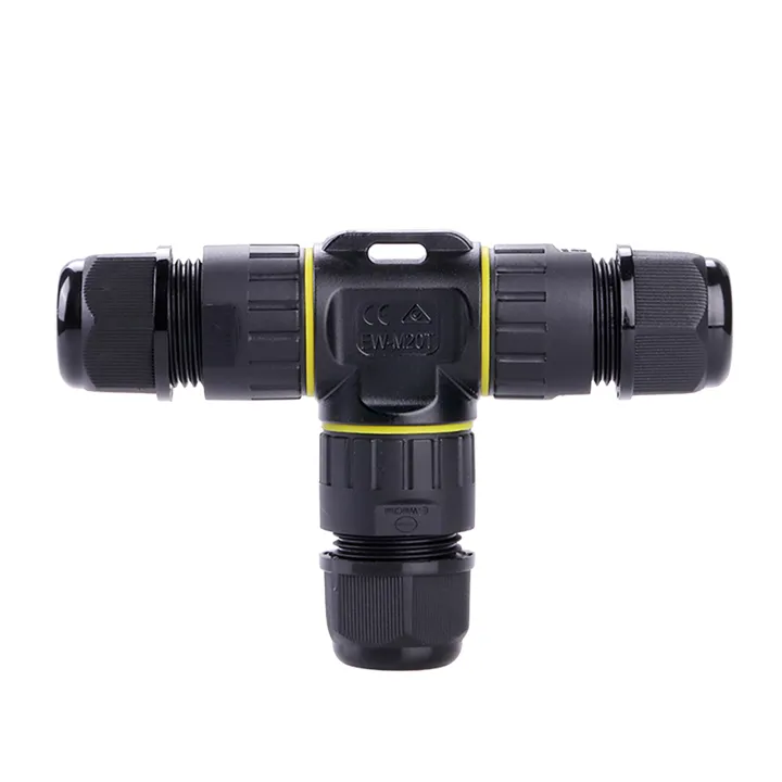 【3C VictoryEagle】3 pin Waterproof Junction Box T-shape Outlets Outdoor ...